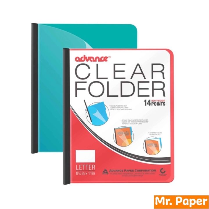 Advance Clear Slide Folder | Mr. Paper | Lazada PH