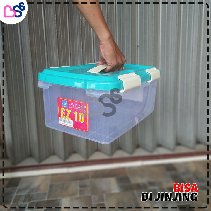 CONTAINER BOX PLASTIK MURAH CB 10 LITER BOX KONTAINER EZY TRANSPARAN ...