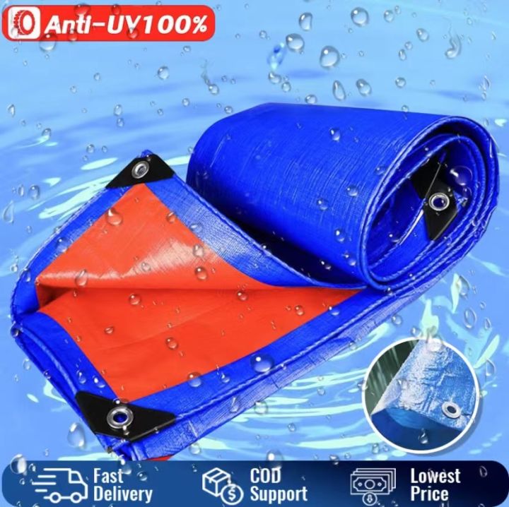 100% Waterproof Trapal Waterproof Makapal Heavy Duty Lona Trapal Heavy ...