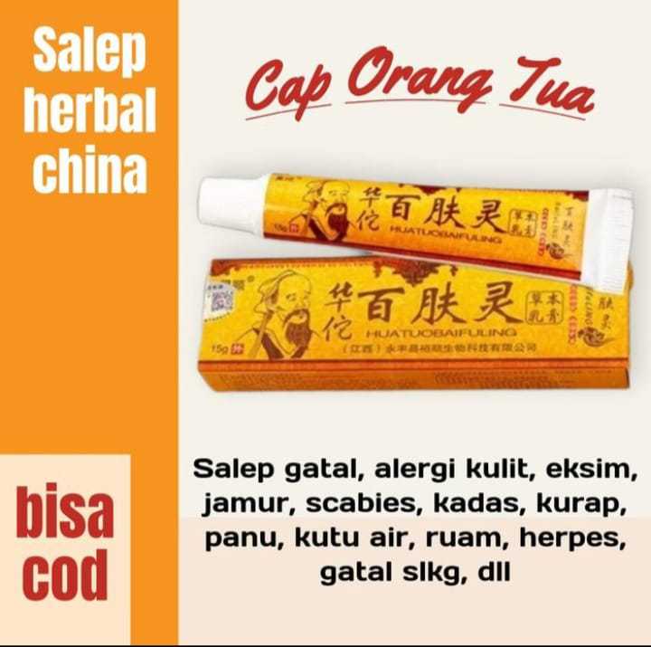 Salep Cream Jamur Kurap Alergi Kulit Psoriasis Eksim Kulit Cap Orangtua ...