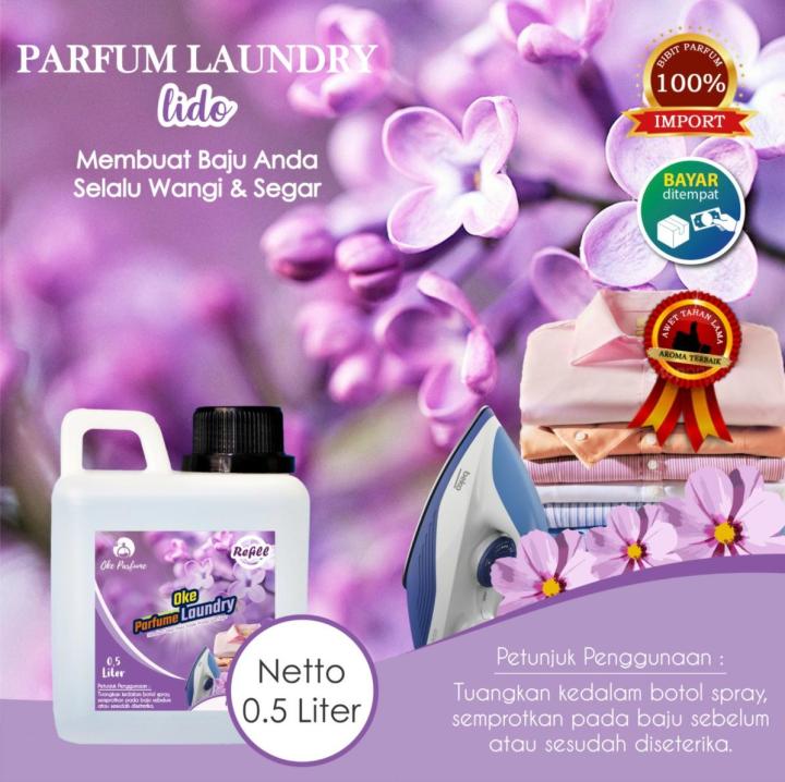 Pewangi Laundry AROMA LIDO 500 ML atau Lavender - Pewangi Pakaian ...