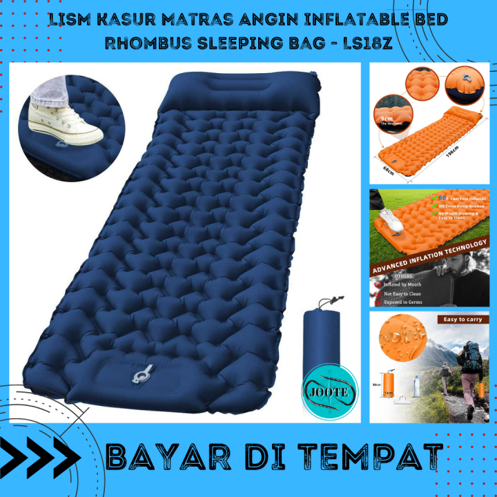 Kasur Matras Angin LISM Kasur Matras Angin Inflatable Bed Rhombus ...