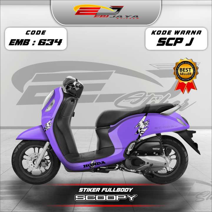 STIKER NEW DESAIN BODY SCOOPY TERBARU FULL DECAL CUSTOM-STIKER VARIASI ...