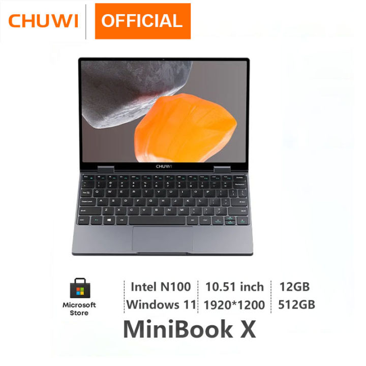 CHUWI MiniBook X Tablet Laptop 2-in-1 Yoga Mode laptop brand new original Intel N100 10.51 Inch ...