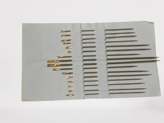 Jarum jahit tangan 1 set besar - jarum regal gold eye isi 12 dan 16 pcs ...