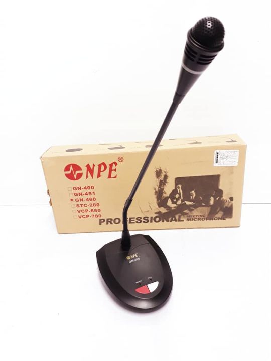 ส่งฟรี ไมค์ตั้งโต๊ะ NPE รุ่น : GN-460 | Lazada.co.th