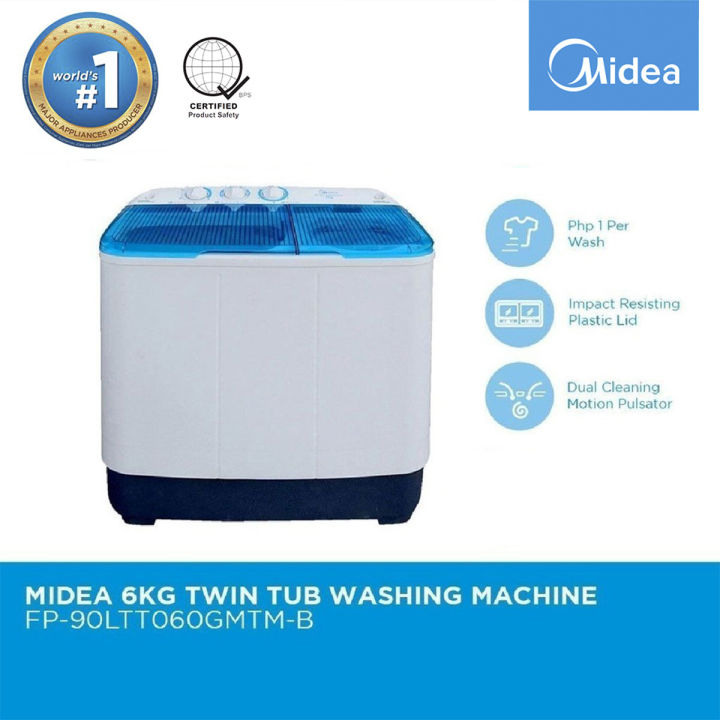 Midea 6kg Twin Tub Washing Machine | Lazada PH