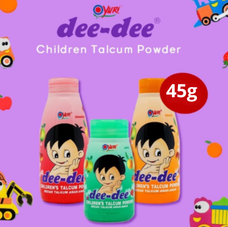 DEE-DEE Children's Talcum Powder 45gr - Dee Dee bedak tabur 45 Gram ...
