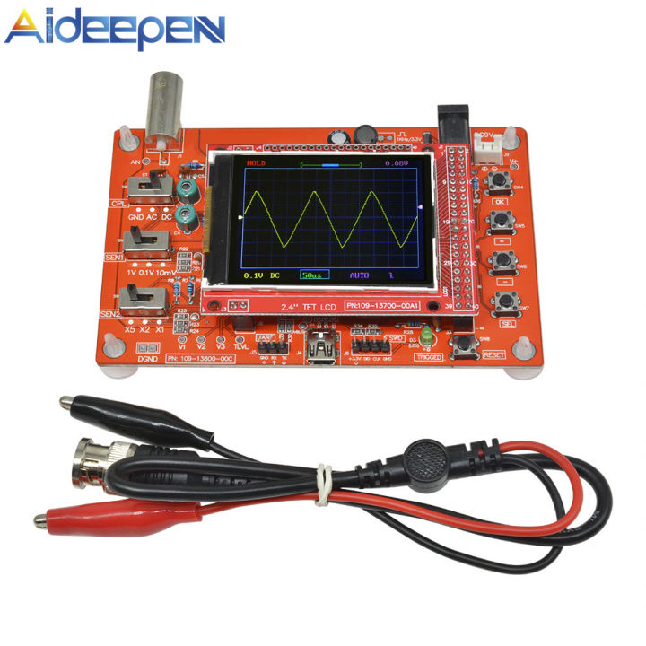 Original Aideepen DSO138 Oscilloscope Digital TFT with Probe Alligator ...
