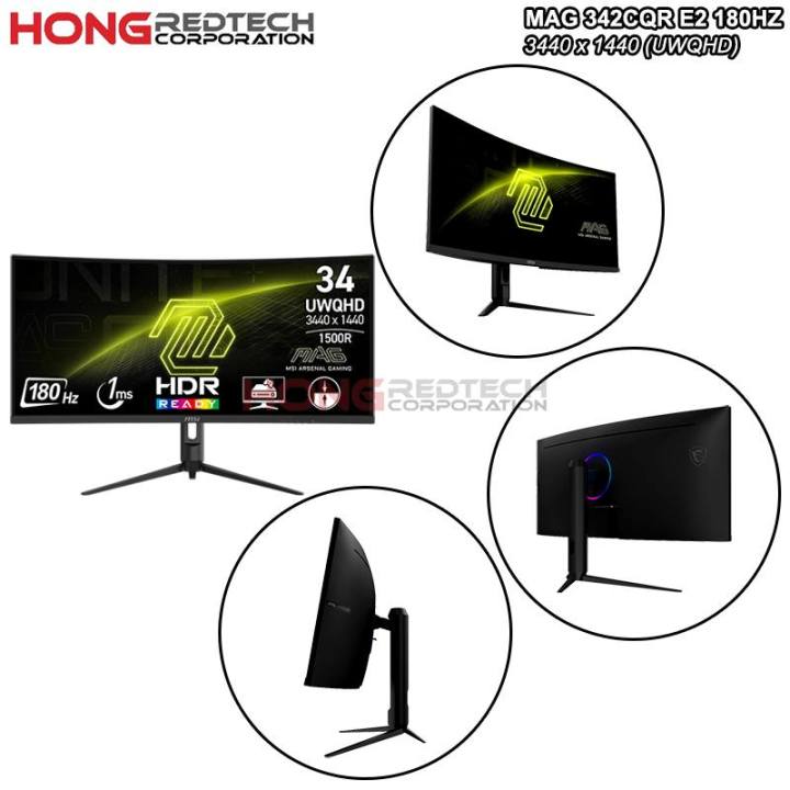 MSI MAG 342CQR E2 CURVED 34" MSI MAG GAMING MONITOR 180HZ | Lazada PH