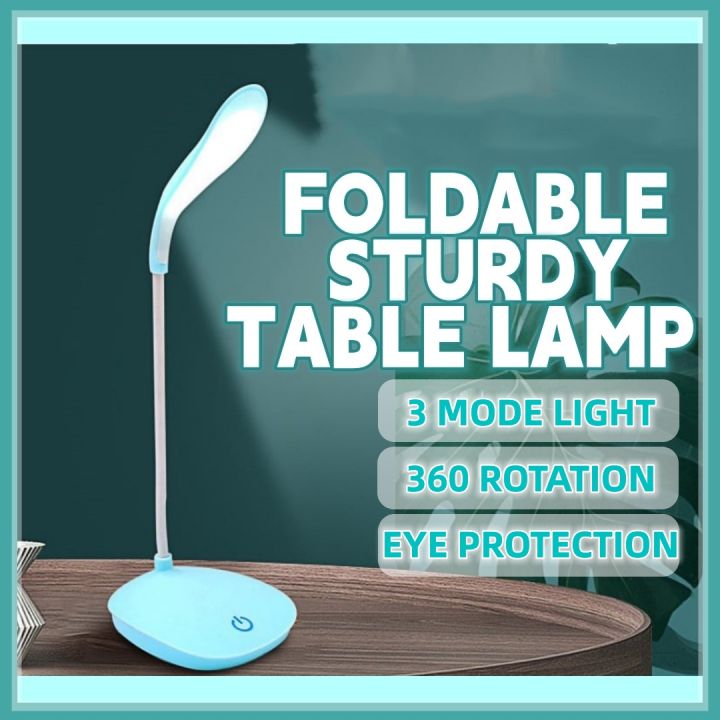 (Touch Sensor) 3 Modes LED Desk Table Lamp Dimming USB Plug In Study ...