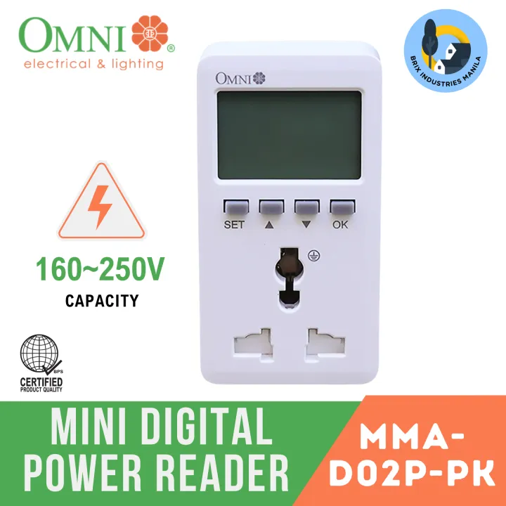 Omni Mini Digital Power Reader 15A 90-250V - MMA-D02P-PK | Lazada PH