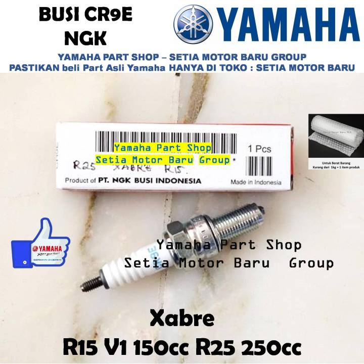 Busi CR9E NGK Spark Plug Motor R15 V1 150cc R25 250cc Xabre Asli Yamaha ...