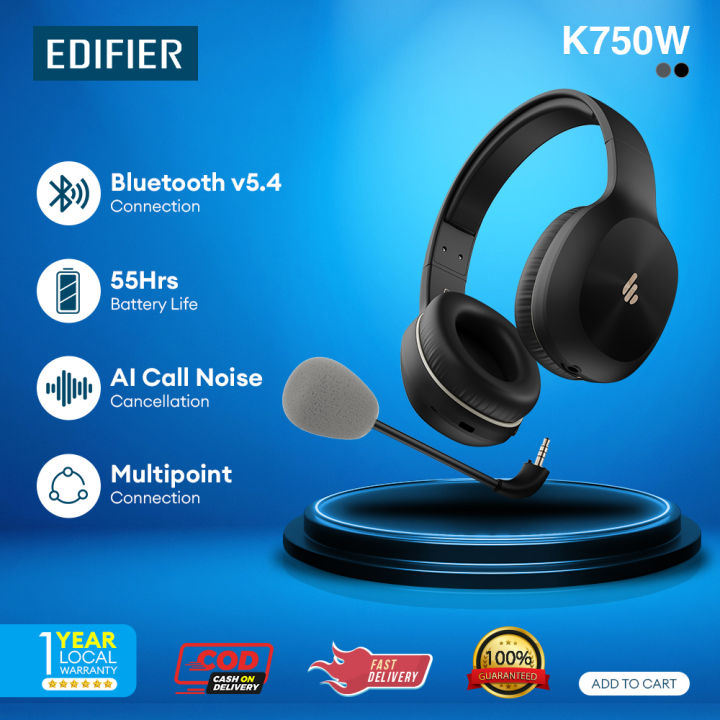 Edifier K750W Wireless Stereo Headset with Microphone | Lazada PH