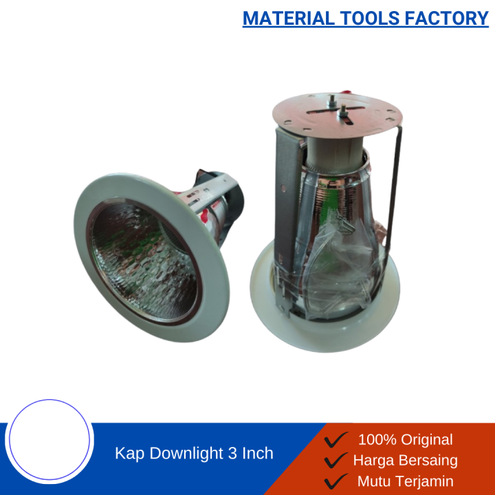 kap lampu downlight 3 inch - Cover Downlight 3 inch - Rumah lampu ...