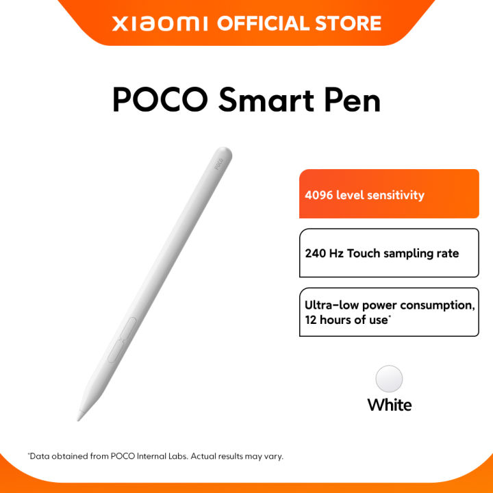 POCO Smart Pen | 4096 level sensitivity | 240 Hz Touch sampling rate ...