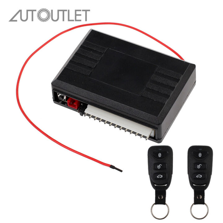 AUTOUTLET Universal Car 2 Door Keyless Locking Kit Remote Central ...