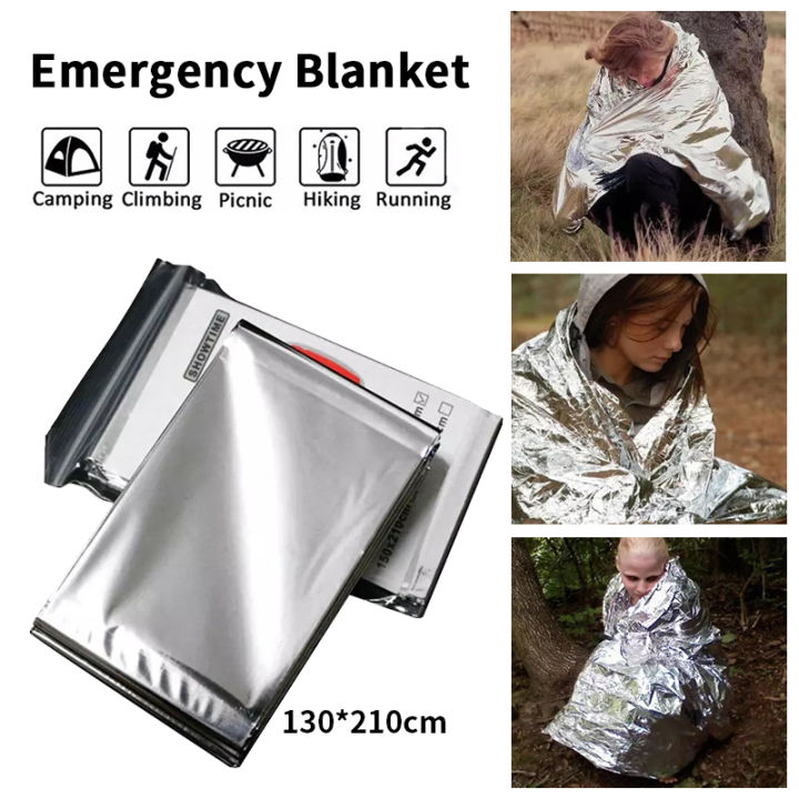 Emergency Survival Blanket Waterproof Thermal Blanket Rescue Sunscreen ...