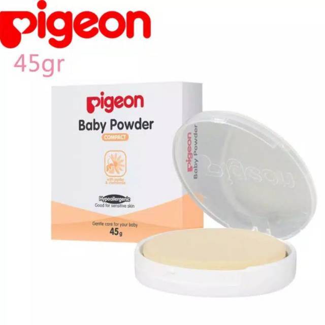 Bedak Padat Pigeon Compact Powder Tempat dan Isinya | Lazada Indonesia