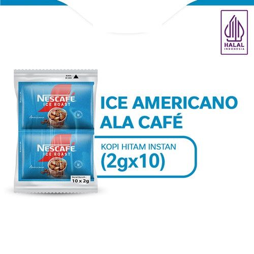 Nestle Nescafe Ice Roast Americano Kopi Hitam Instan 2 gr | Lazada ...