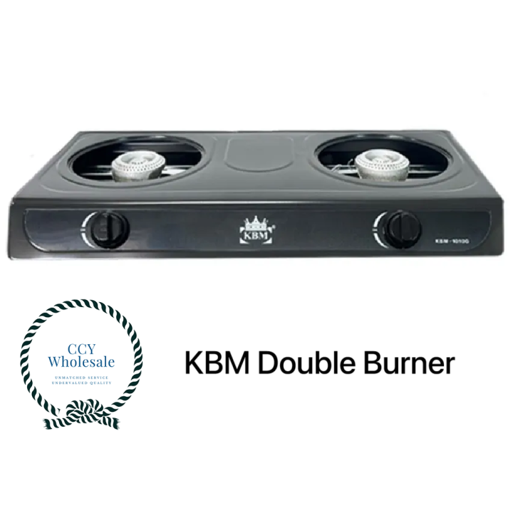 KBM 1010-G Double Burner Grey Gas Cooker Gas Stove | Lazada