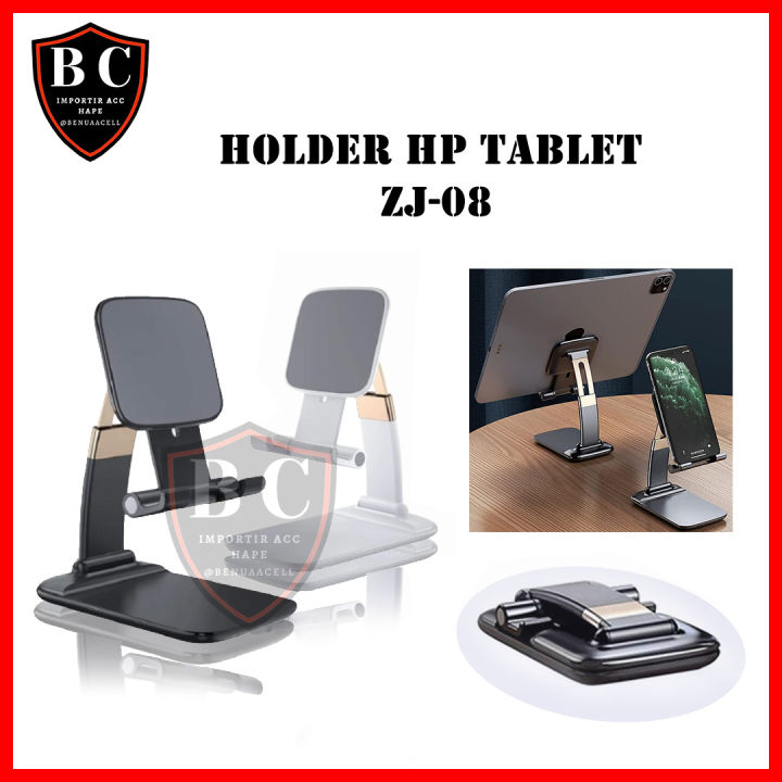 STAND HOLDER HP TABLET ZJ-08 / STAND HOLDER FOLDING HP TABLET ZJ-08 | Lazada Indonesia