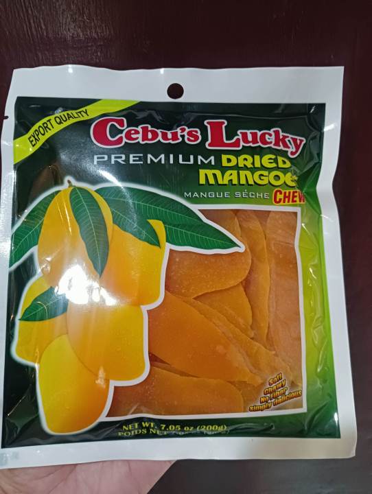 Cebu's Best CEBU LUCKY premium DRIED MANGO (CHEW) in 200g & 100g ...