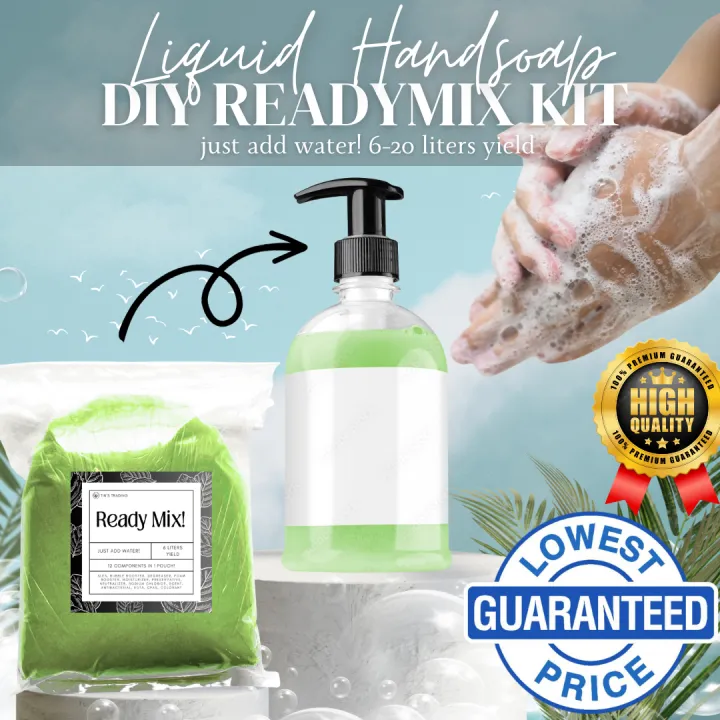 DIY HANDWASHING LIQUID READY MIX KIT (6-20 LITERS YIELD) TINS TIPID ...