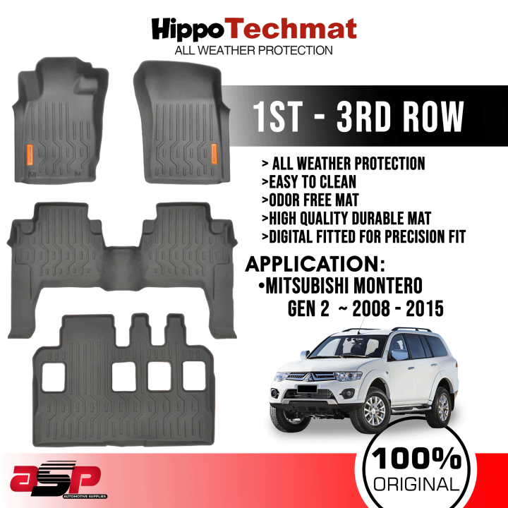 Hippo Techmat Deep Dish Matting for Mitsubishi Montero Gen 2 2008 ...