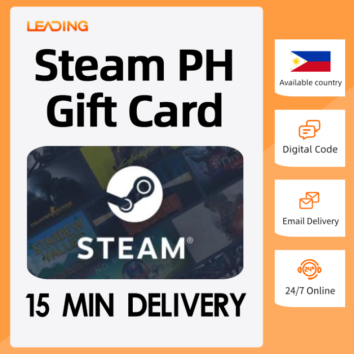 STEAM PH⚡STEAM Wallet Codes ⚡50-2200 PHP Official GIFT CARD — ⚡[EMail Delivery Digital Codes ...
