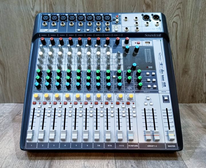 **ส่งฟรี**มิกเซอร์ ซาวด์คราฟ SOUNDCRAFT Signature 12 มิกเซอร์อนาล็อก12 ...