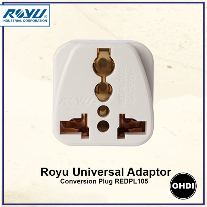ROYU Universal Adaptor Conversion Plug REDPL105 | Lazada PH