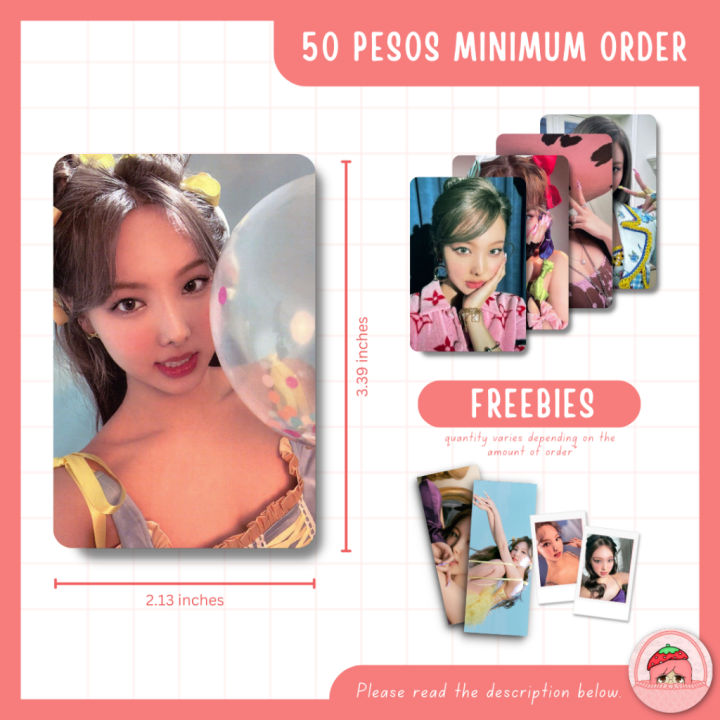 COD TWICE IM NAYEON ALBUM PC PHOTO CARD UNOFFICIAL FANMADE PRINT LOMO K-POP | Lazada PH
