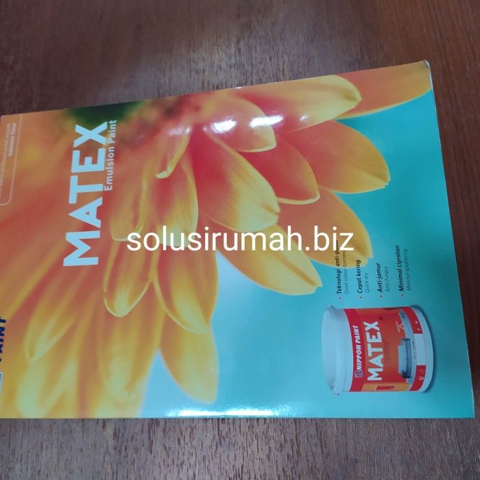 KATALOG CAT NIPPON PAINT MATEX CAT TEMBOK 6HAL A4 KARTU WARNA COLOR CA ...