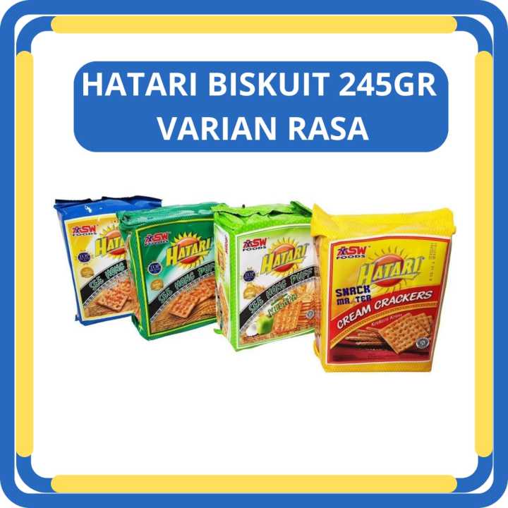 Hatari Biskuit 245gr Varian Rasa | Lazada Indonesia