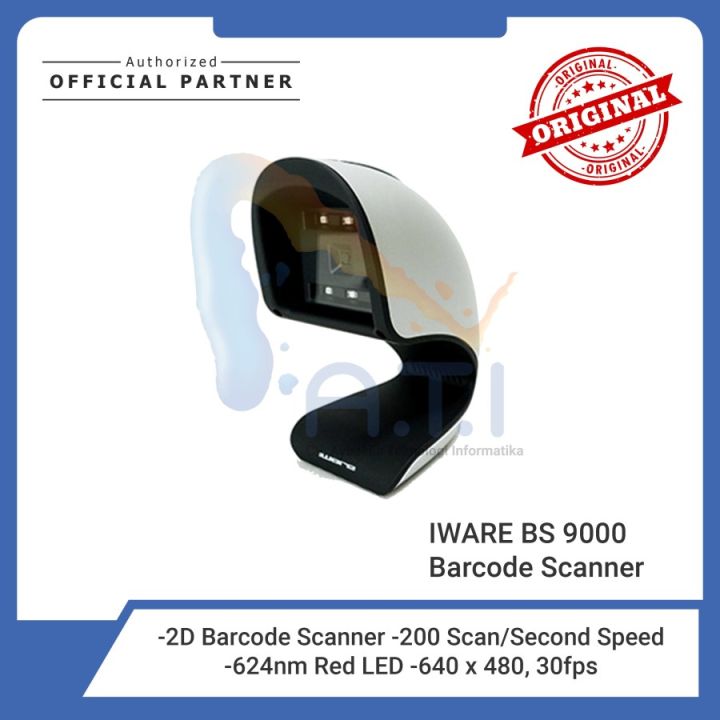 IWARE Barcode Scanner 1D 2D BS 9000 Imager QR Code Omni BS9000 | Lazada ...