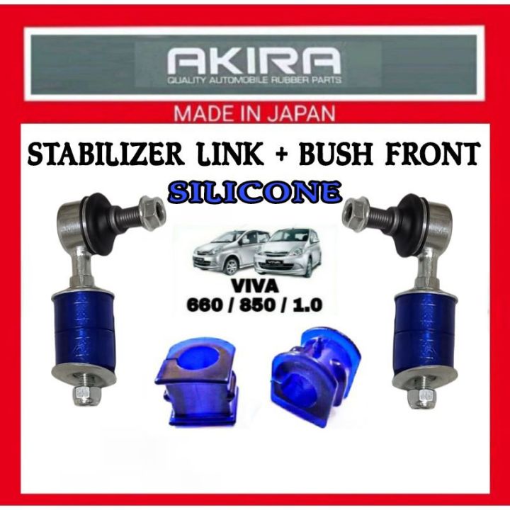 SILICONE PERODUA VIVA ,VIVA ELITE STABILIZER LINK + BUSH FRONT SILICONE ...