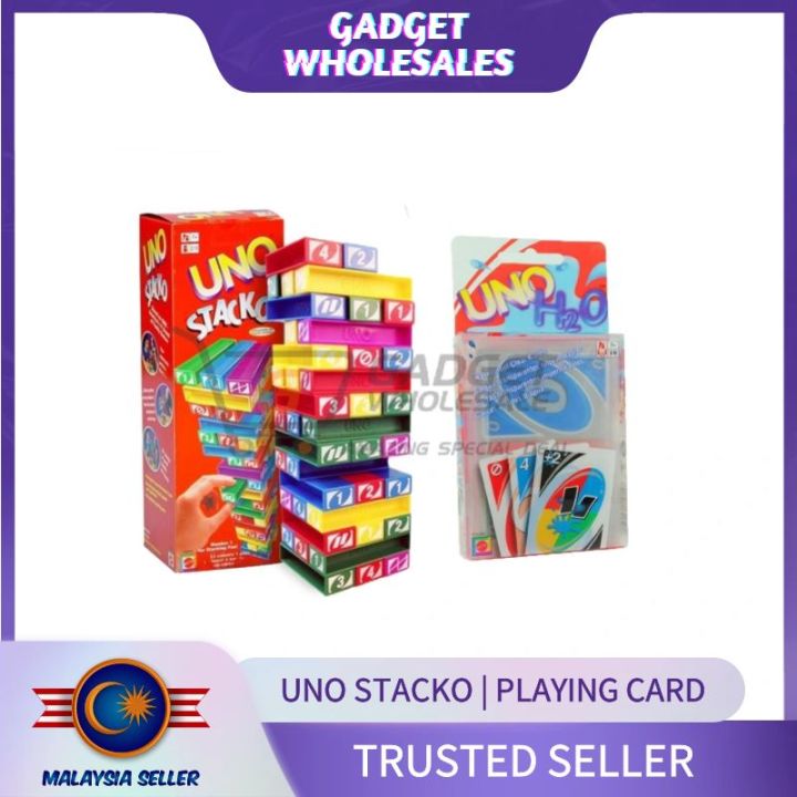 Uno Stacko/Uno Card Waterproof - Play Anywhere, Even in Wet Conditions | Lazada