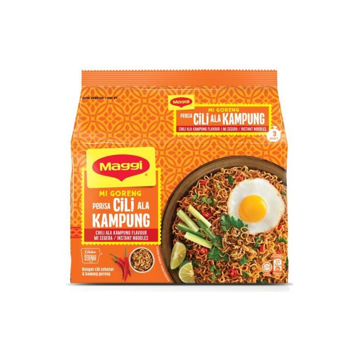 MAGGI Mi Goreng Cili Ala Kampung Laksa Warisan 78G X 5 | Lazada