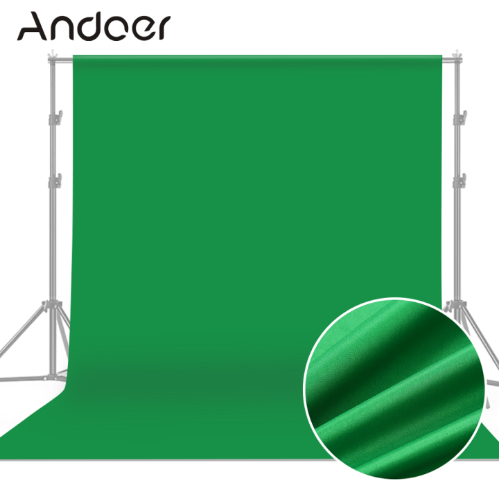 Andoer 3 * 3m / 10 * 10ft Professional Green Screen Backdrop Studio ...