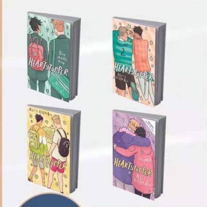 Ang Heartstopper Books Series Alice Oseman 1 2 3 & 4 | Lazada