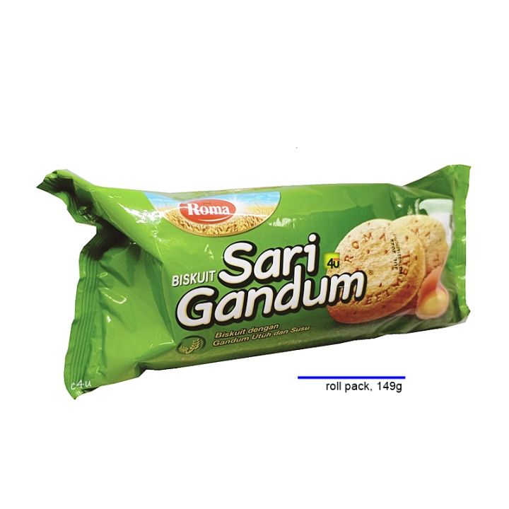 Roma - Biskuit Sari Gandum - Kemasan ROLL 149g | Lazada Indonesia