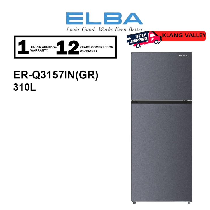 Elba (5 STAR) Matt Gray Inverter Refrigelator 430L ER-Q4357IN(GR ...