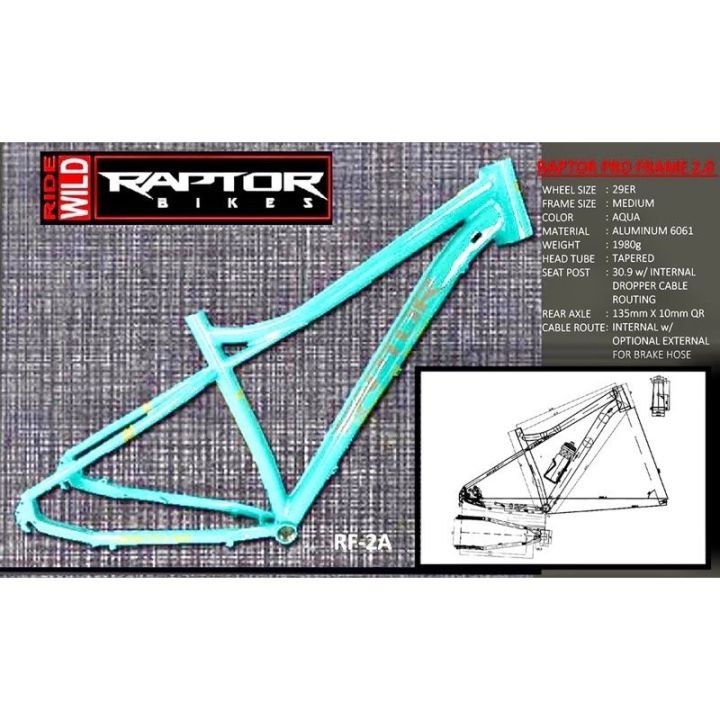 RAPTOR RIDE WILD PRO FRAME 2.0 | Lazada PH