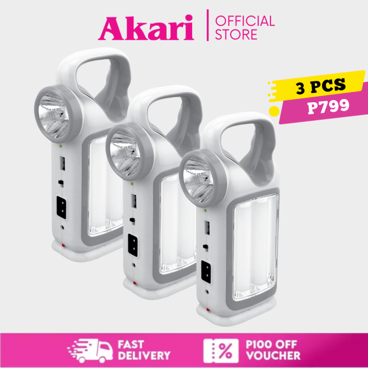 AKARI TRIO BUNDLE ARL-K9821 Solar Energy Light and Lantern | Lazada PH