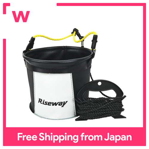 RISEWAY EVA Inverted Water Bucket Round 21cm Black with Rope and Holder Black UEV-017 | Lazada ...