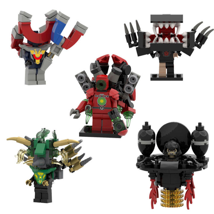 Skibidi Toilet Cameraman Speakerman Titan TV Man Compatible with LEGO building blocks Titan King ...
