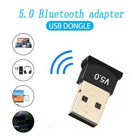 Wireless 5.0 USB Bluetooth Adapter Dongle Transmitter Receiver USB ...