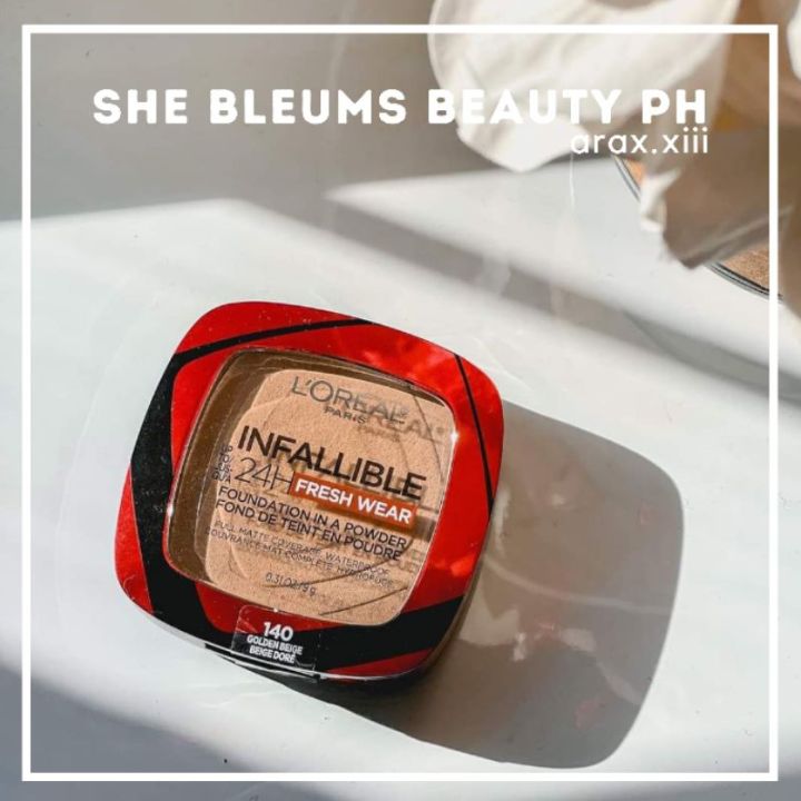 [AUTHENTIC] Loreal Infallible 24H Fresh Wear Full Matte Coverage Powder ...