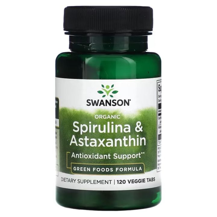 Organic Spirulina & Astaxanthin, 120 Veggie Tabs | Lazada PH